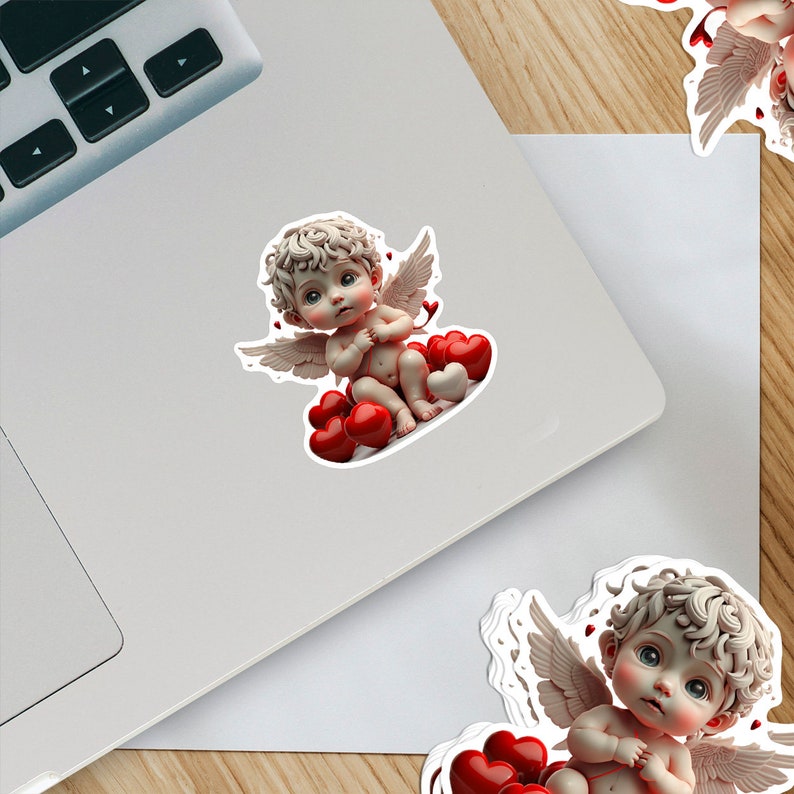 Cupid Sticker Valentine's Day - Etsy