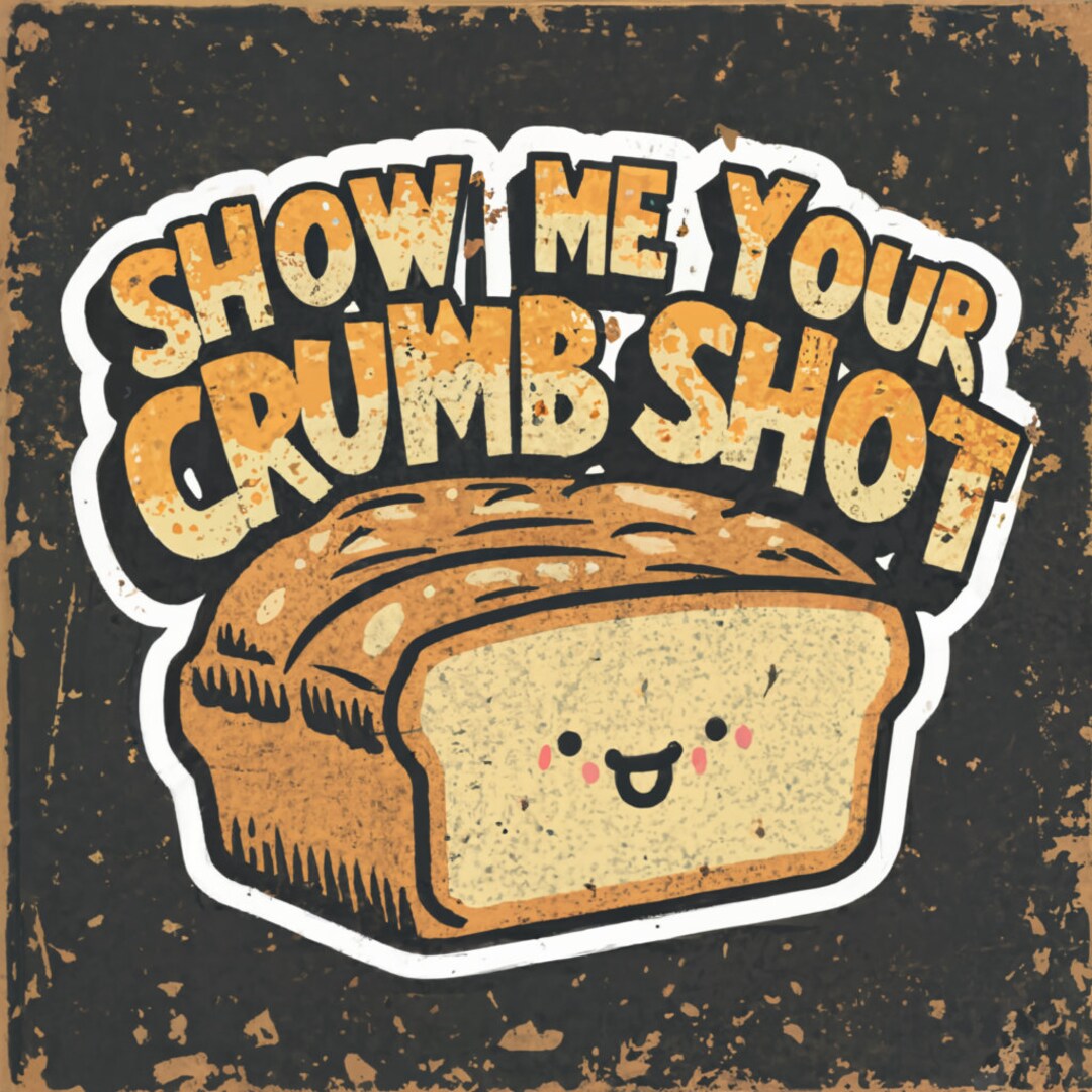 Show Me Your Crumb Shot Sticker Smiley Face - Etsy