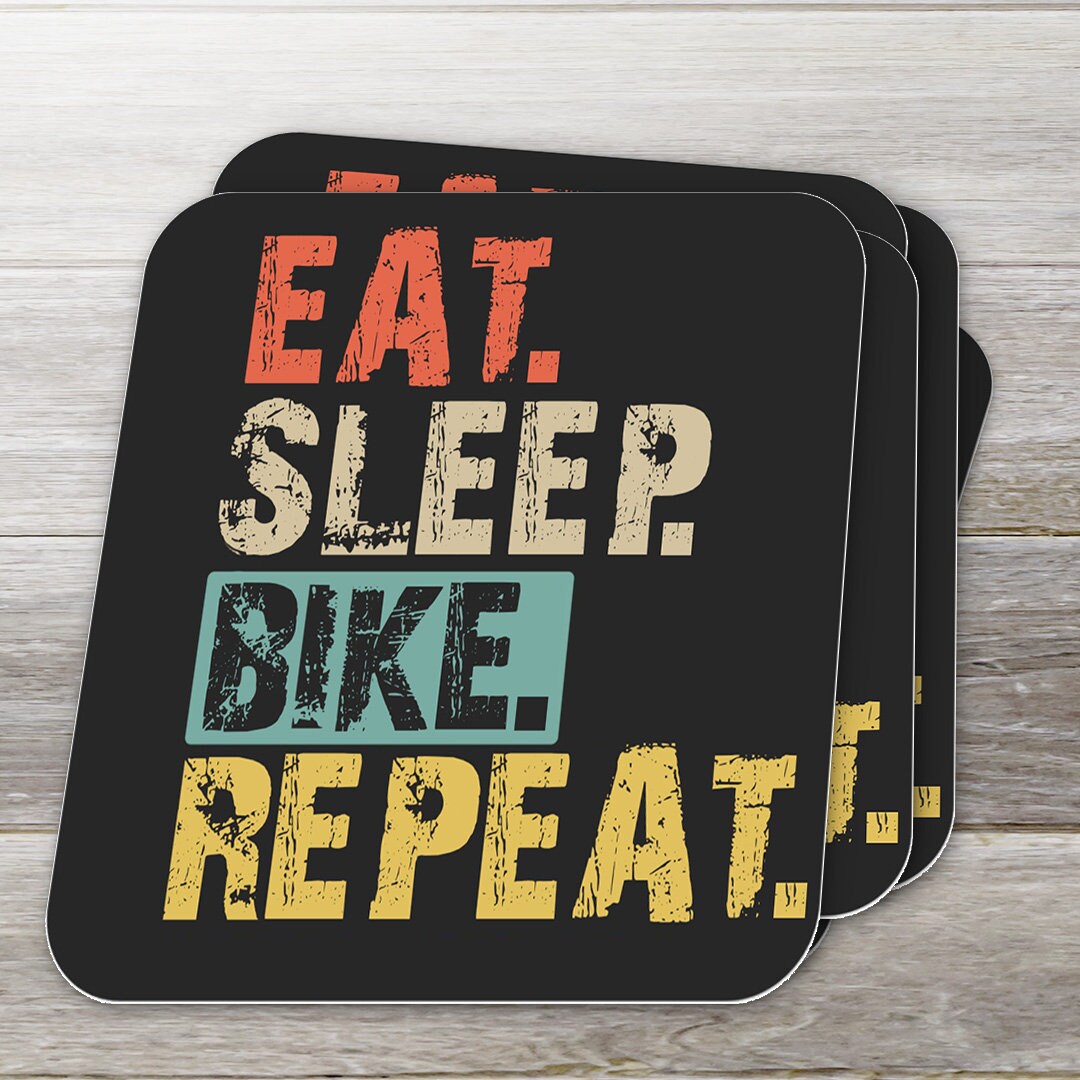 Eat Sleep Bike Repeat Sticker - Etsy