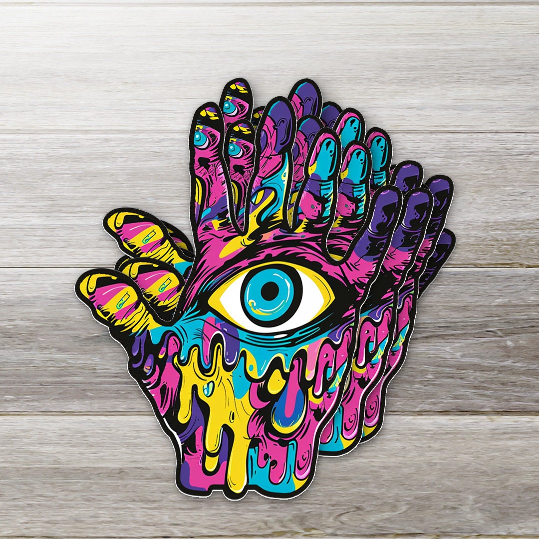 Third Eye Hand Sticker - Etsy