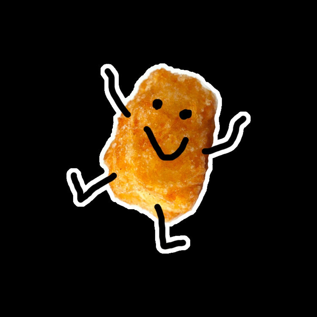 Tator Tot Guy Sticker - Etsy