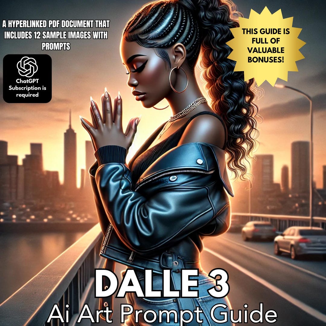 Praying Woman Prompt Pack Ebook for DALL-E | 12 Prompts & Bonus Tools ...