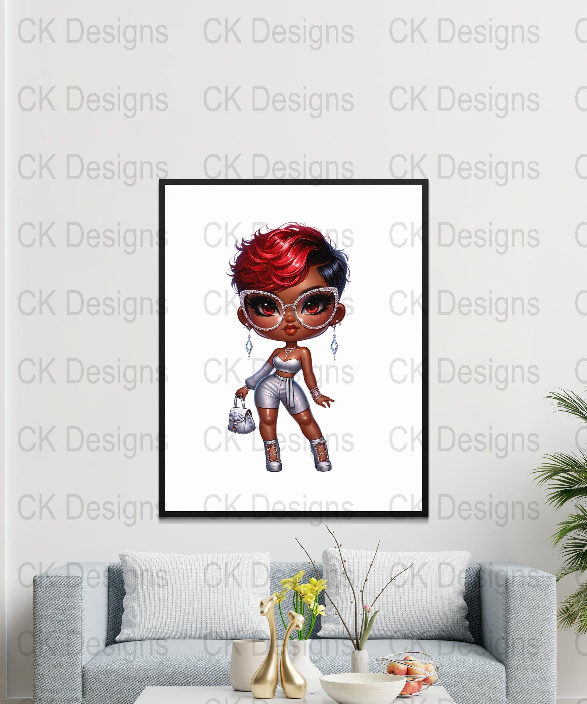 Glamorous Chibi Doll Silver Boots, - Etsy