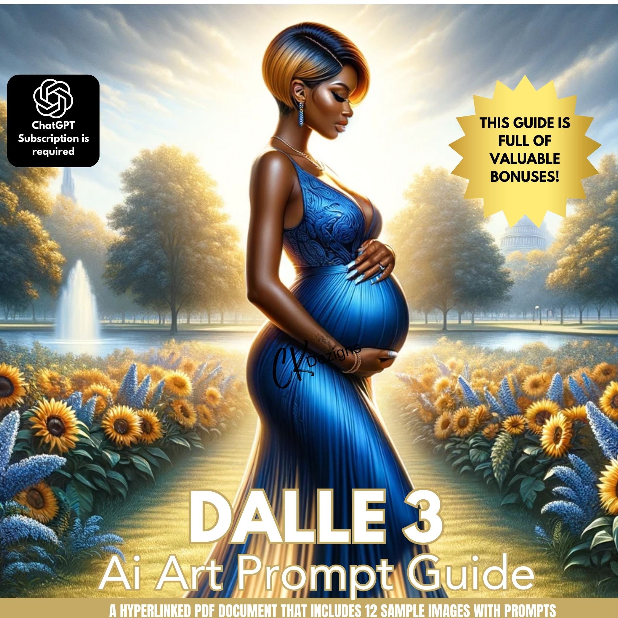 Luminous Motherhood AI Art Maternity Prompt Guide Chatgpt4 & DALL-E 3 ...