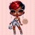 Glamorous Chibi Doll Red Hair Digital Paper Dolls, Glamorous Chibi Doll ...