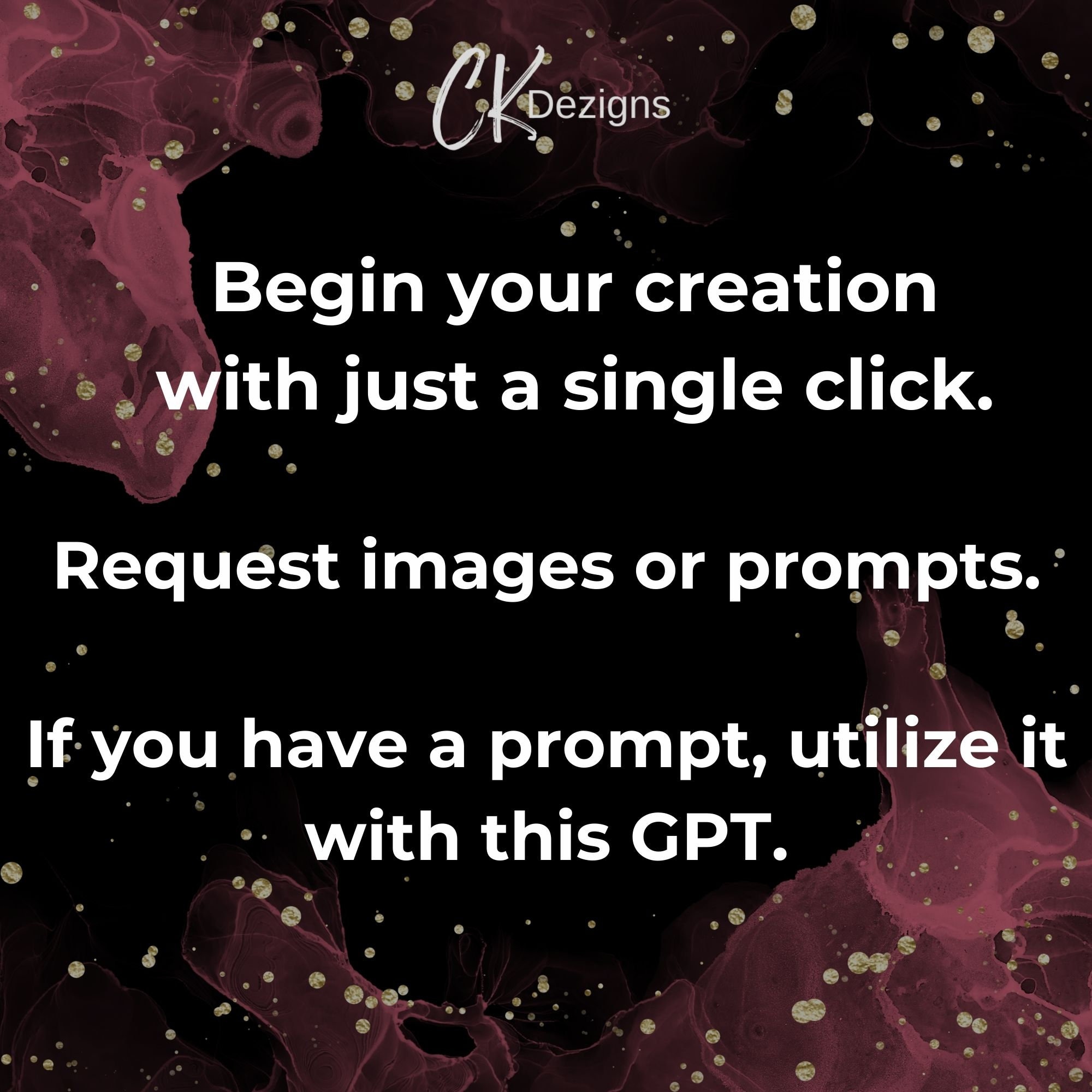 Custom DALLE GPT: Push Button Art Creation Unique Digital Art Creation ...