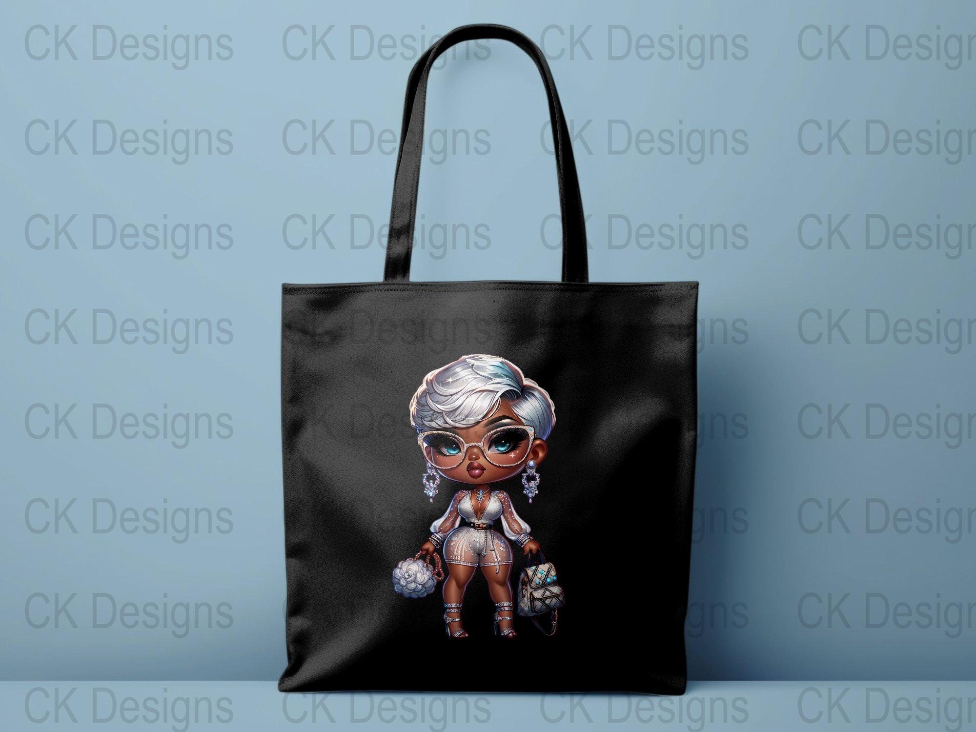 Glamorous Chibi Doll, Chibi Digital Paper Doll, Chibi Digital Clip Art ...