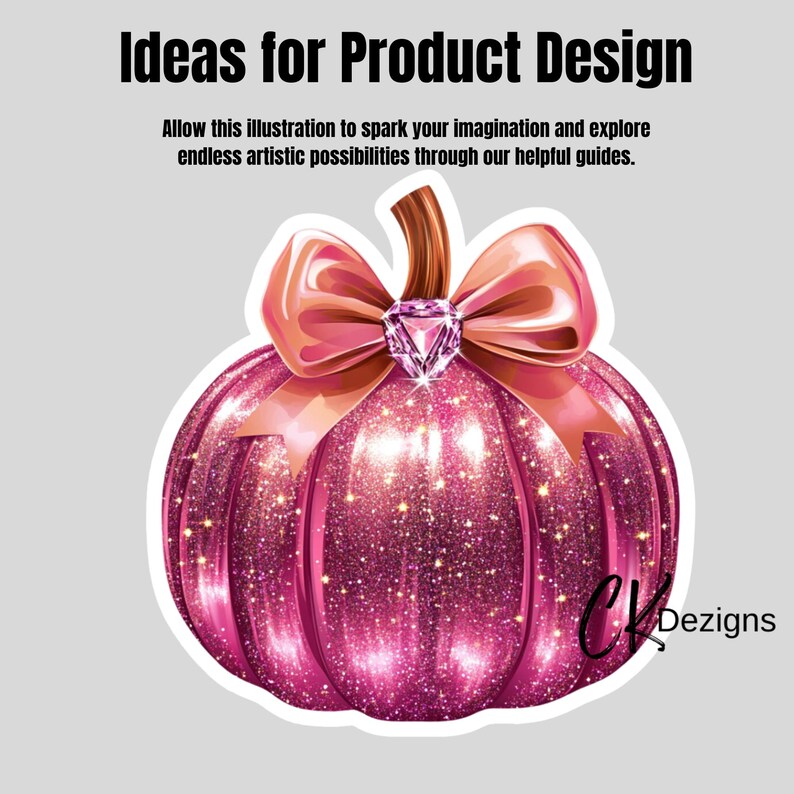 Glam Glitter Pumpkin Clipart | Digital Art for Fall & Halloween Clip ...
