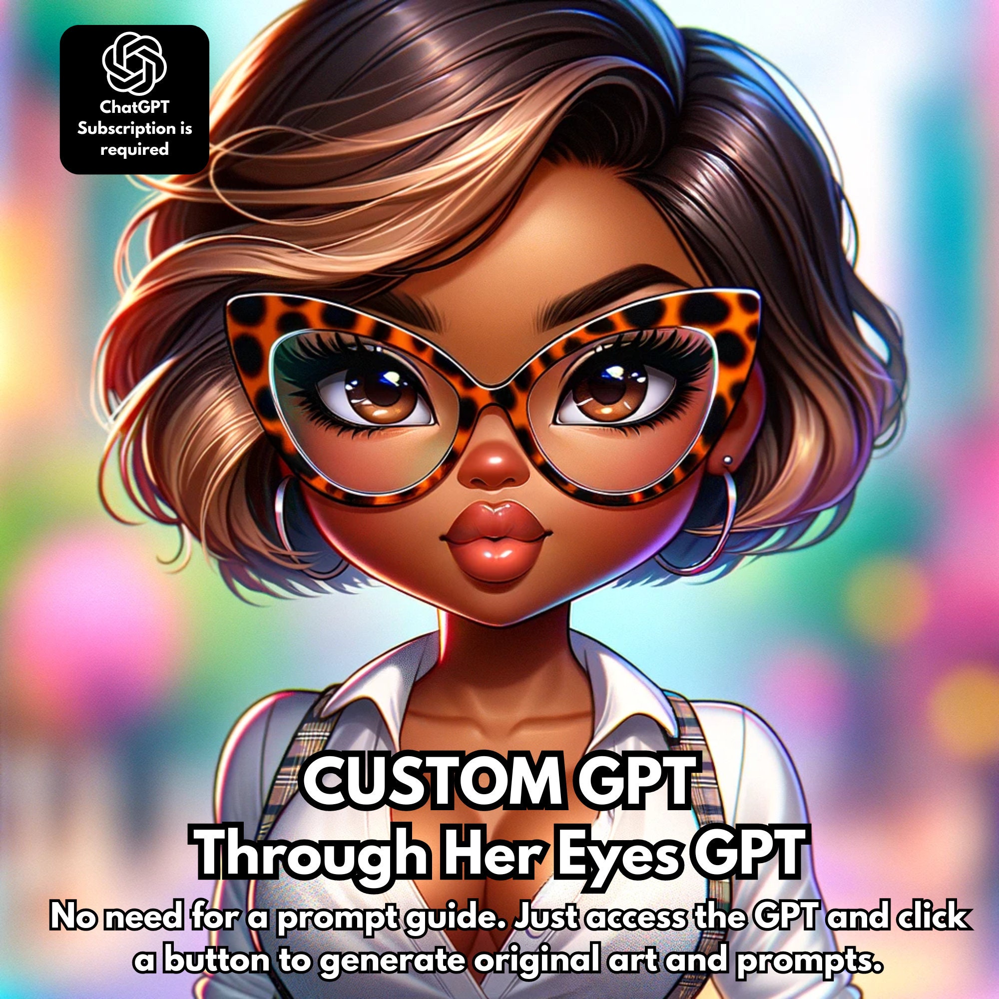 Custom DALLE GPT: Push Button Art Creation Unique Digital Art Creation With Chatgpt Plus. It's ...