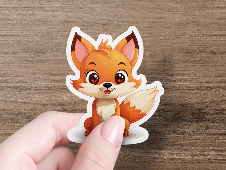 Cartoon Fox: Whimsical Digital SVG, PNG, EPS Files - Cute & Playful ...