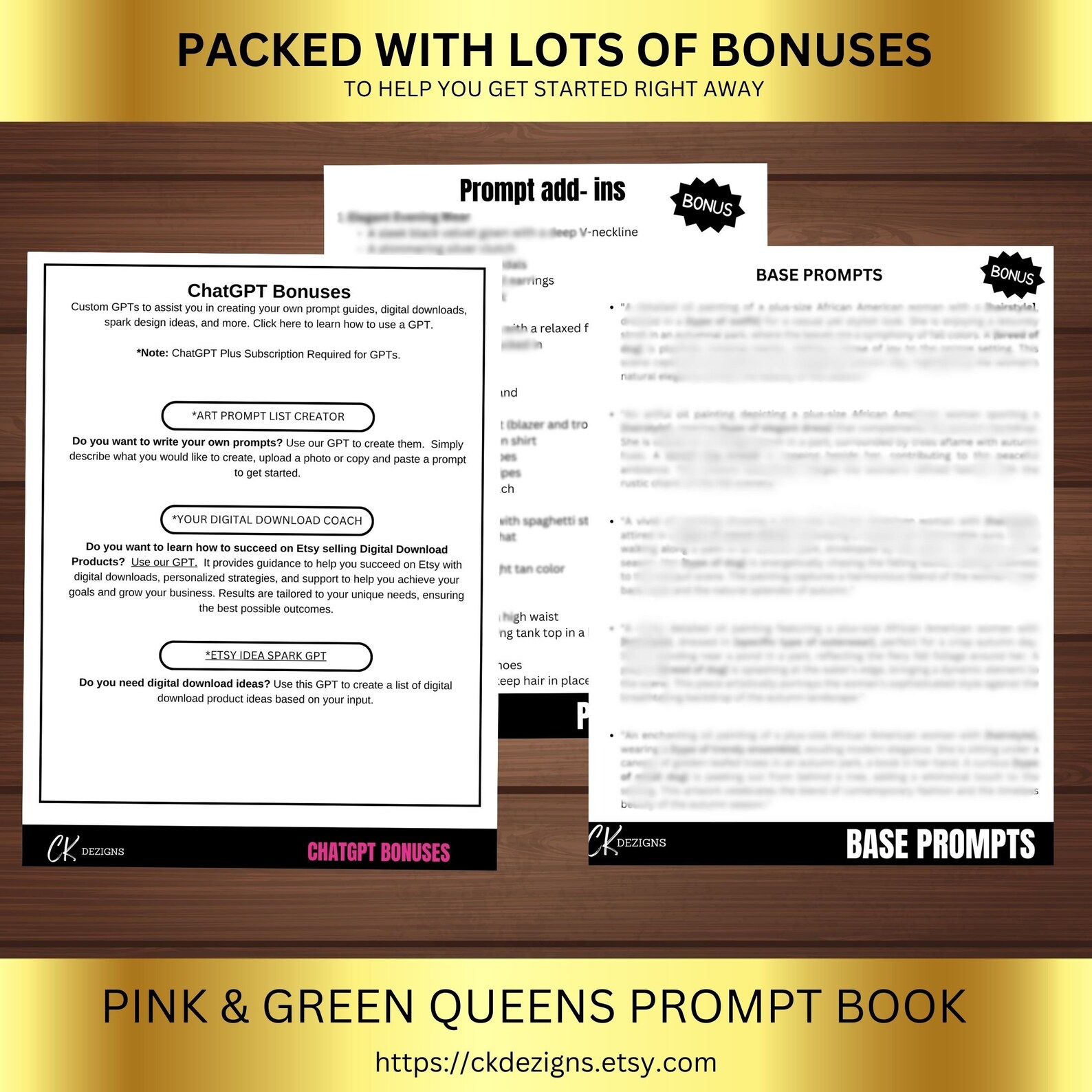 Pink & Green Queens: Dall-e Image Prompts Guide Chatgpt4 and DALL-E 8 ...