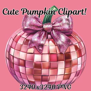 Glam Glitter Pumpkin Clipart | Digital Art for Fall & Halloween Clip ...