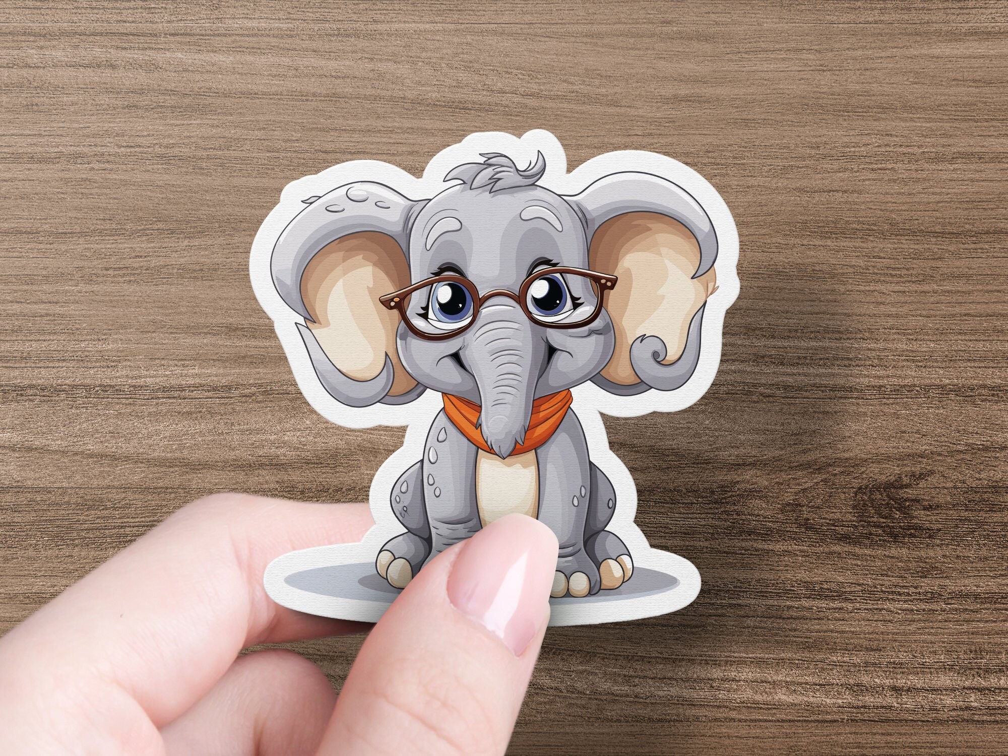 Cartoon Elephant: Adorable Digital SVG, PNG, EPS Design - Perfect for ...