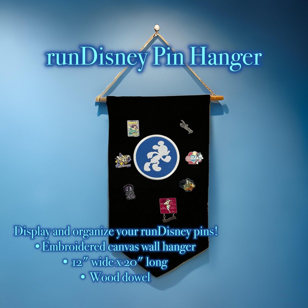Rundisney Race Pin Hanger, Trading Pin Display - Etsy