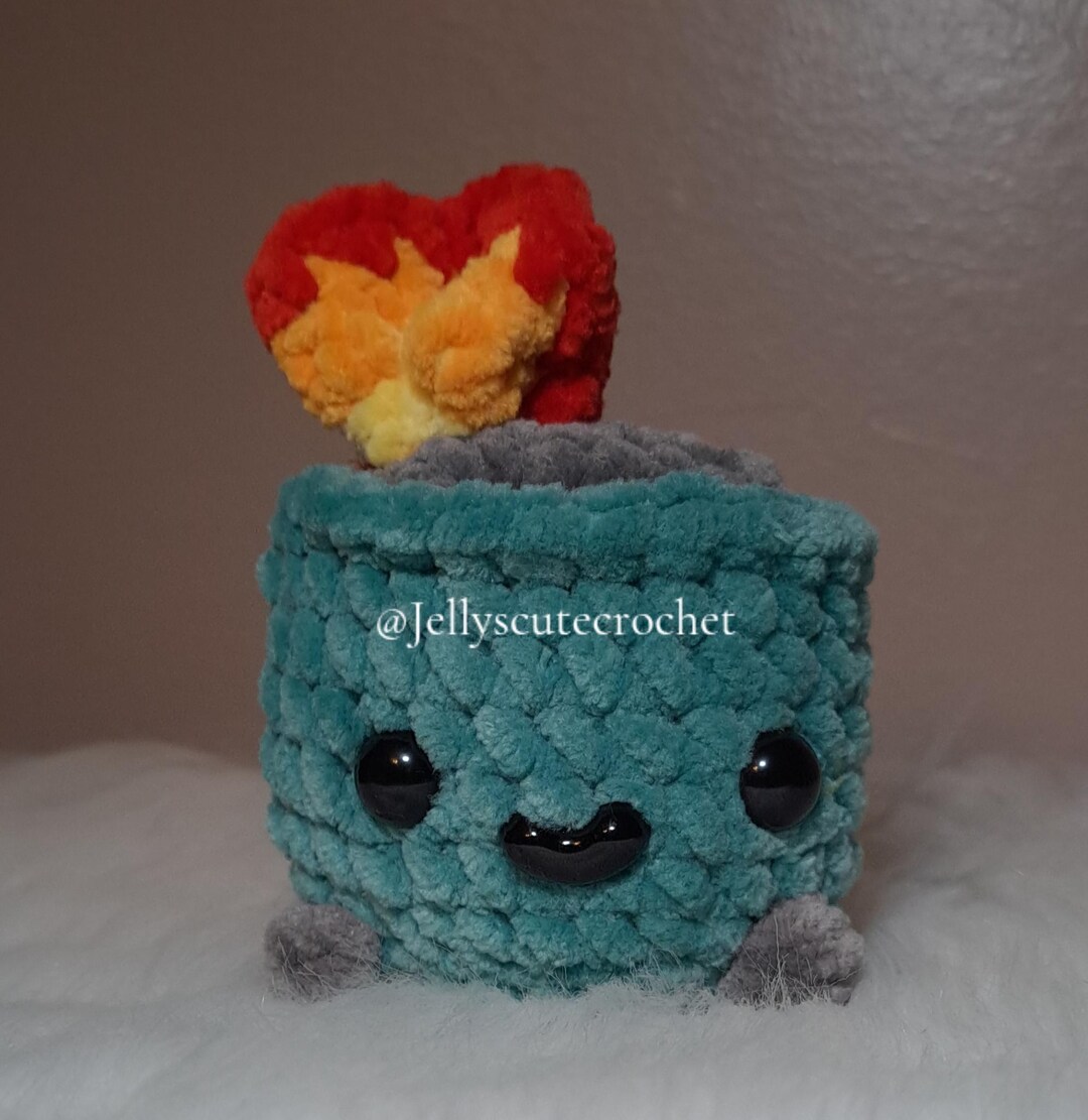 Crochet Dumpster Fire Plushie: Custom Funny Desk Decor - Etsy