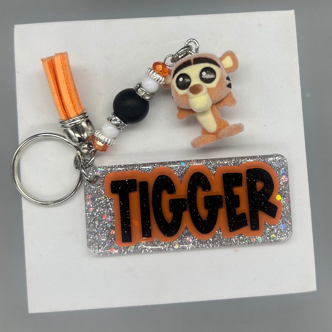 Tigger fuzzy From Winnie the Pooh Keychain Doorables/tiger Keychain ...