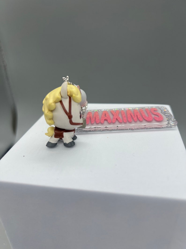 Maximus the Horse From Tangled Rapunzel Glitter Keychain Series 11 ...
