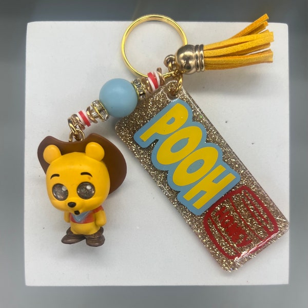 Winnie Pooh Keychain - Etsy