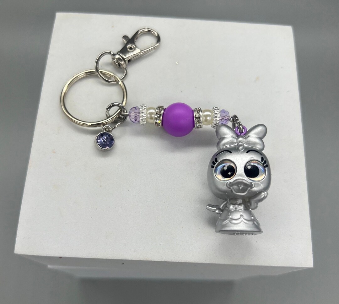 Disney RARE Special Edition Daisy Duck Keychain Lanyard Doorables/daisy ...