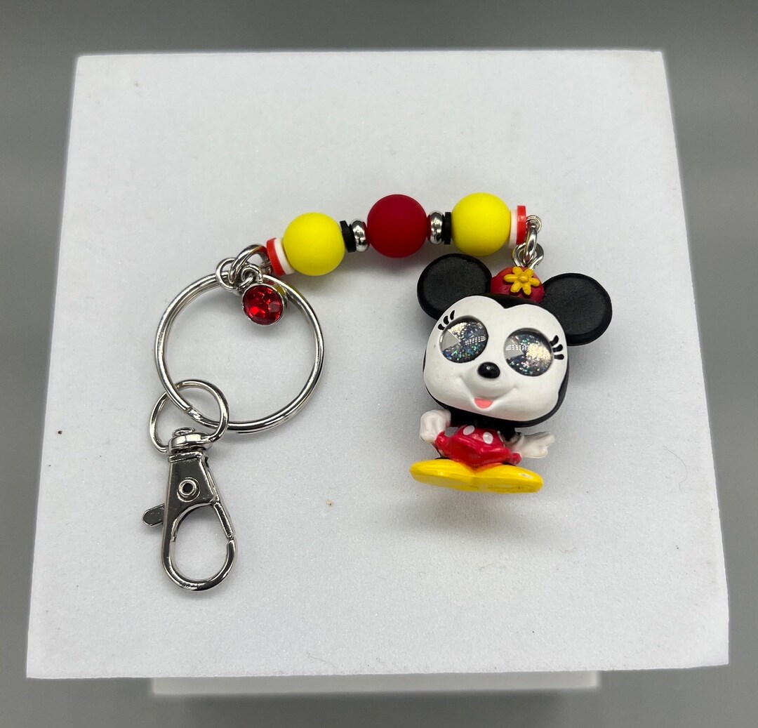 Minnie Mouse Keychain Lanyard Doorables/donald Duck Keyring/minnie ...