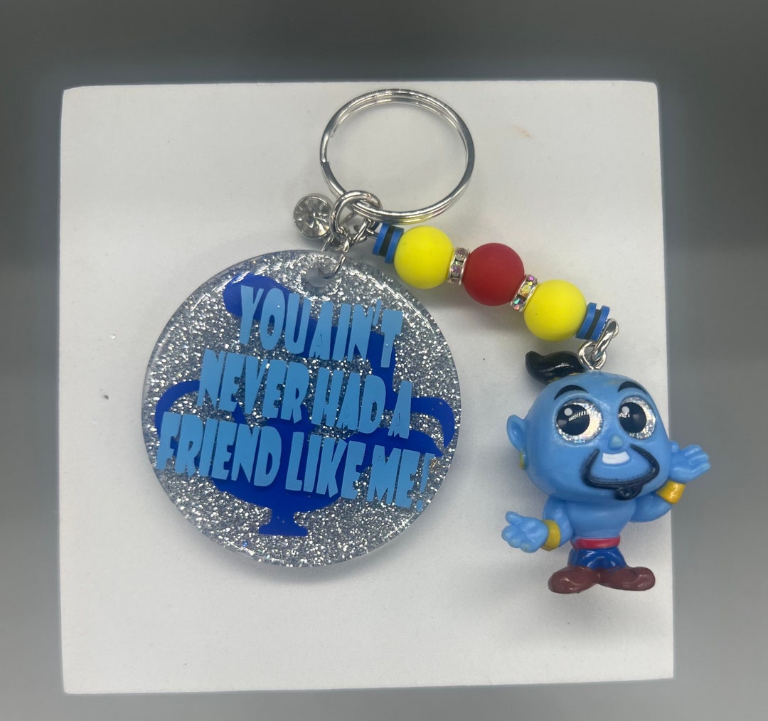 Genie From Aladdin Glitter Keychain Doorables - Etsy