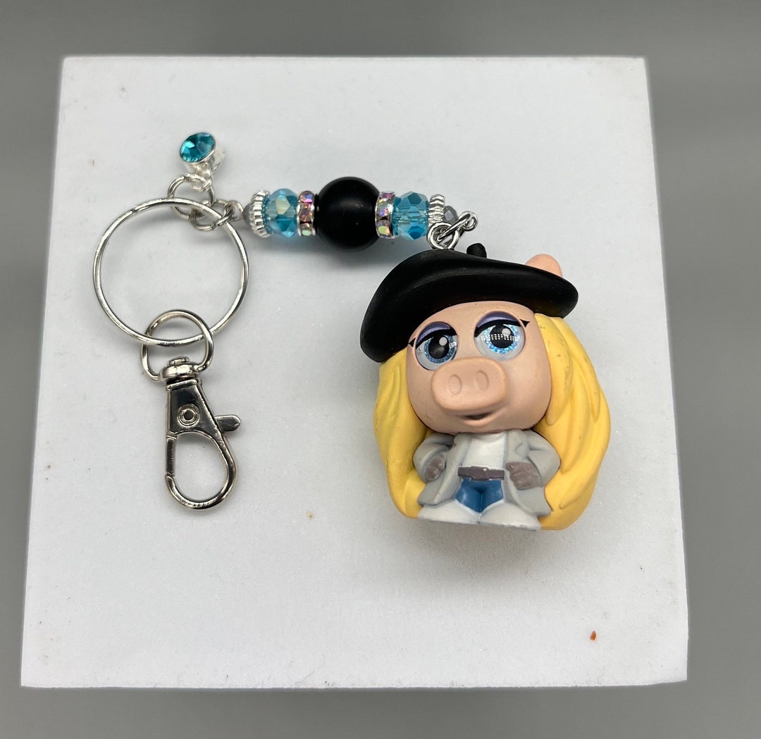 Miss Piggy From the Muppets Keychain Lanyard Doorables/muppets Keyring ...
