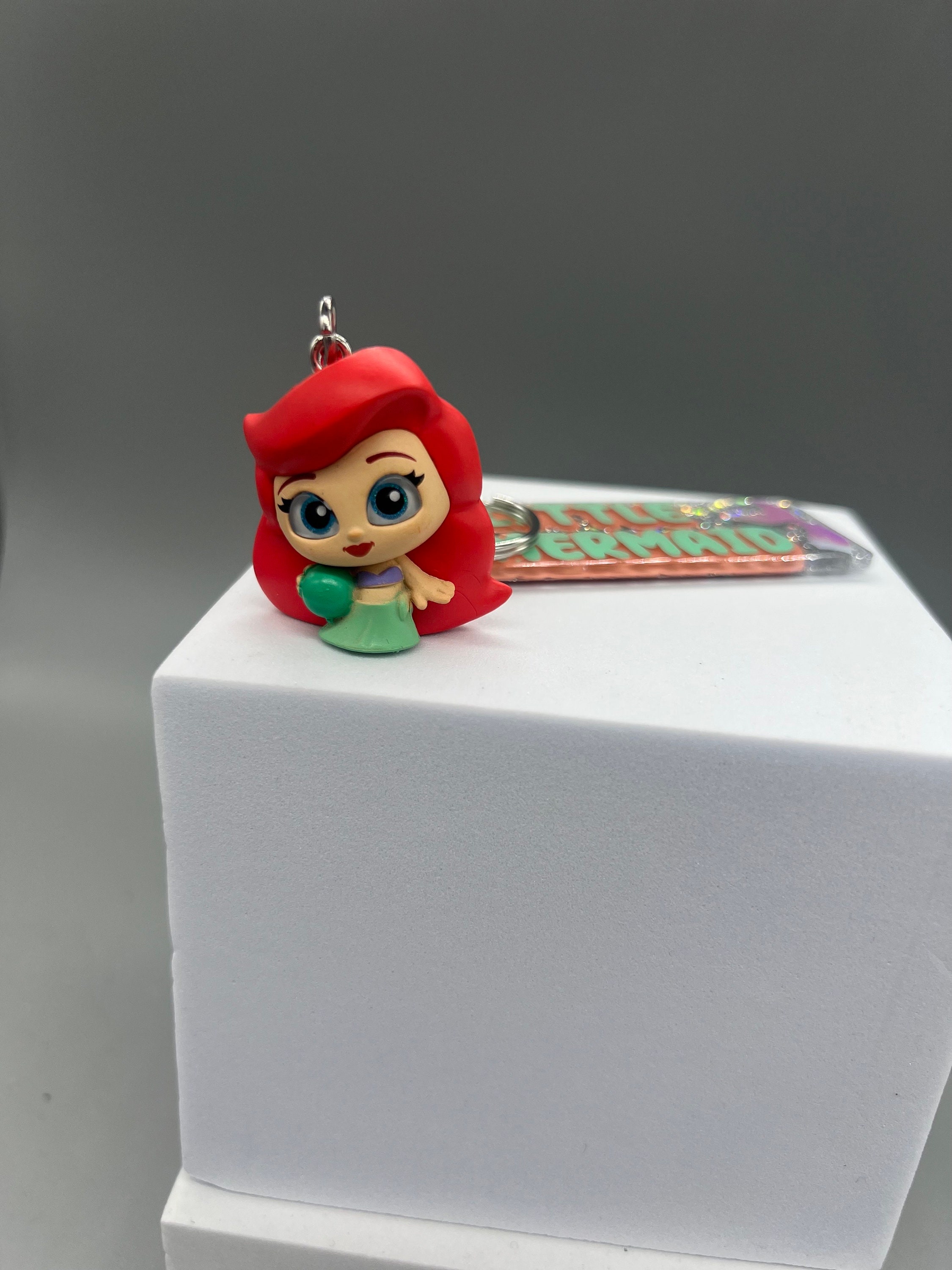 Ariel From the Little Mermaid Glitter Keychain Doorables/princess Ariel ...