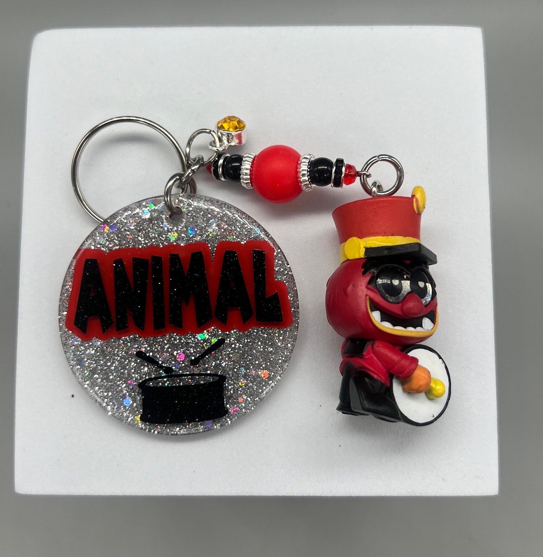 Very Rare Animal From the Muppets Glitter Keychain Doorables/animal ...