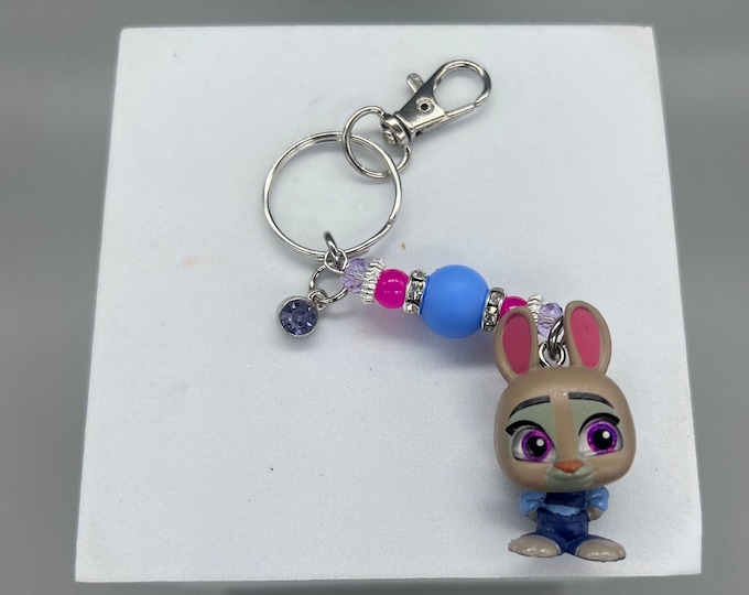 Disney Judy Hopps the Bunny Zootopia Keychain Lanyard Doorables ...