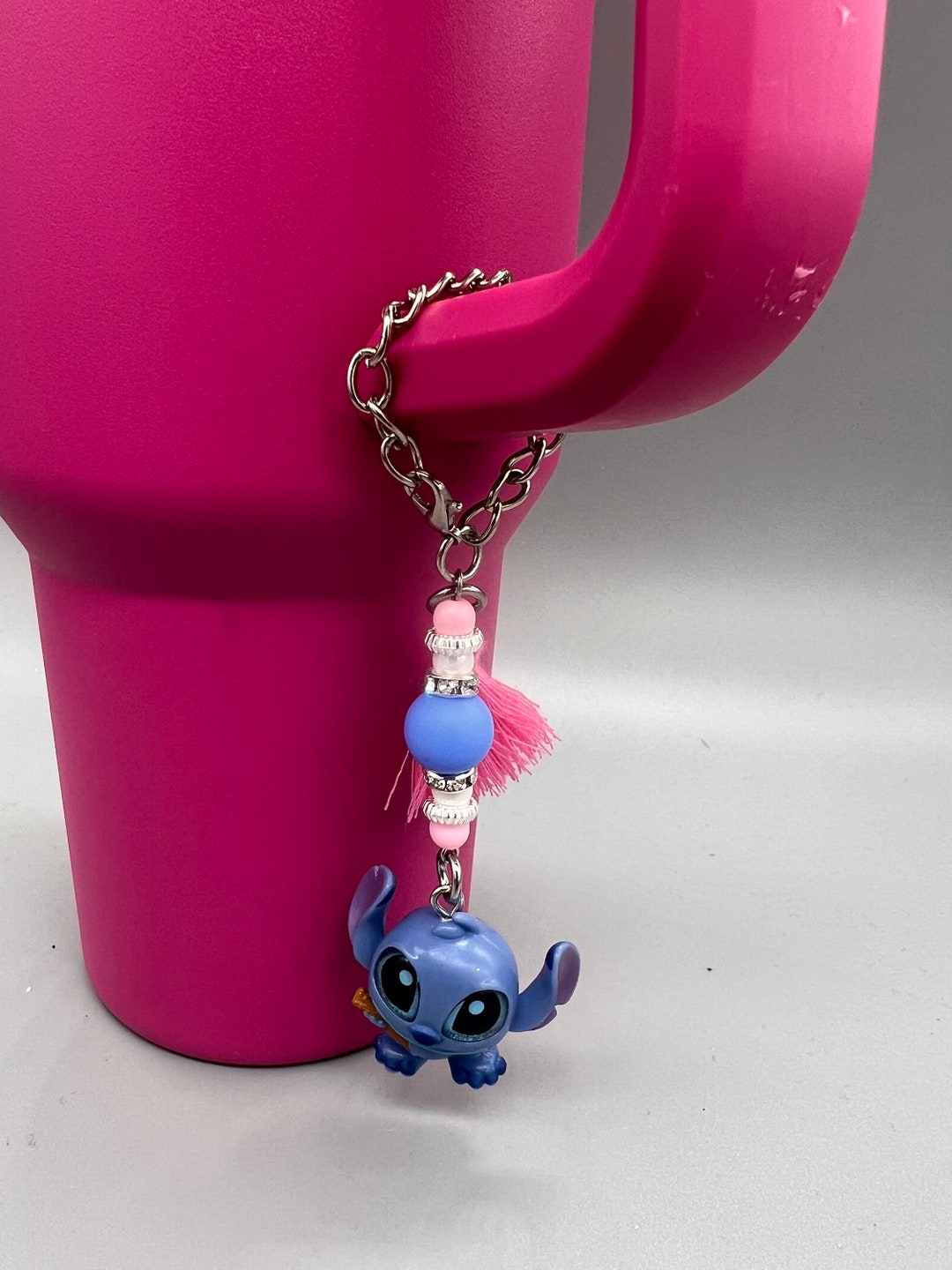 Stitch From Lilo & Stitch Stanley Cup Charm Doorables/stitch Keyring ...