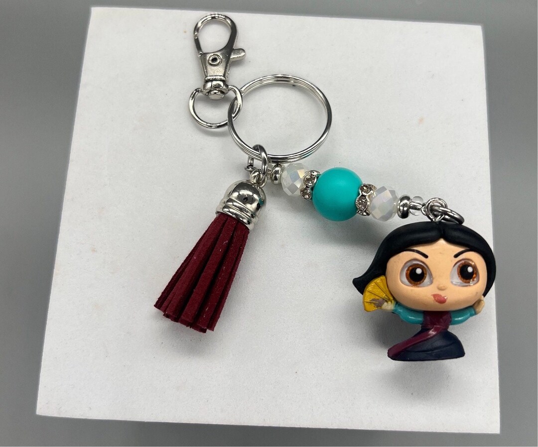 Disney Princess Mulan Keychain Doorables/mulan Keyring/disney Keyring ...