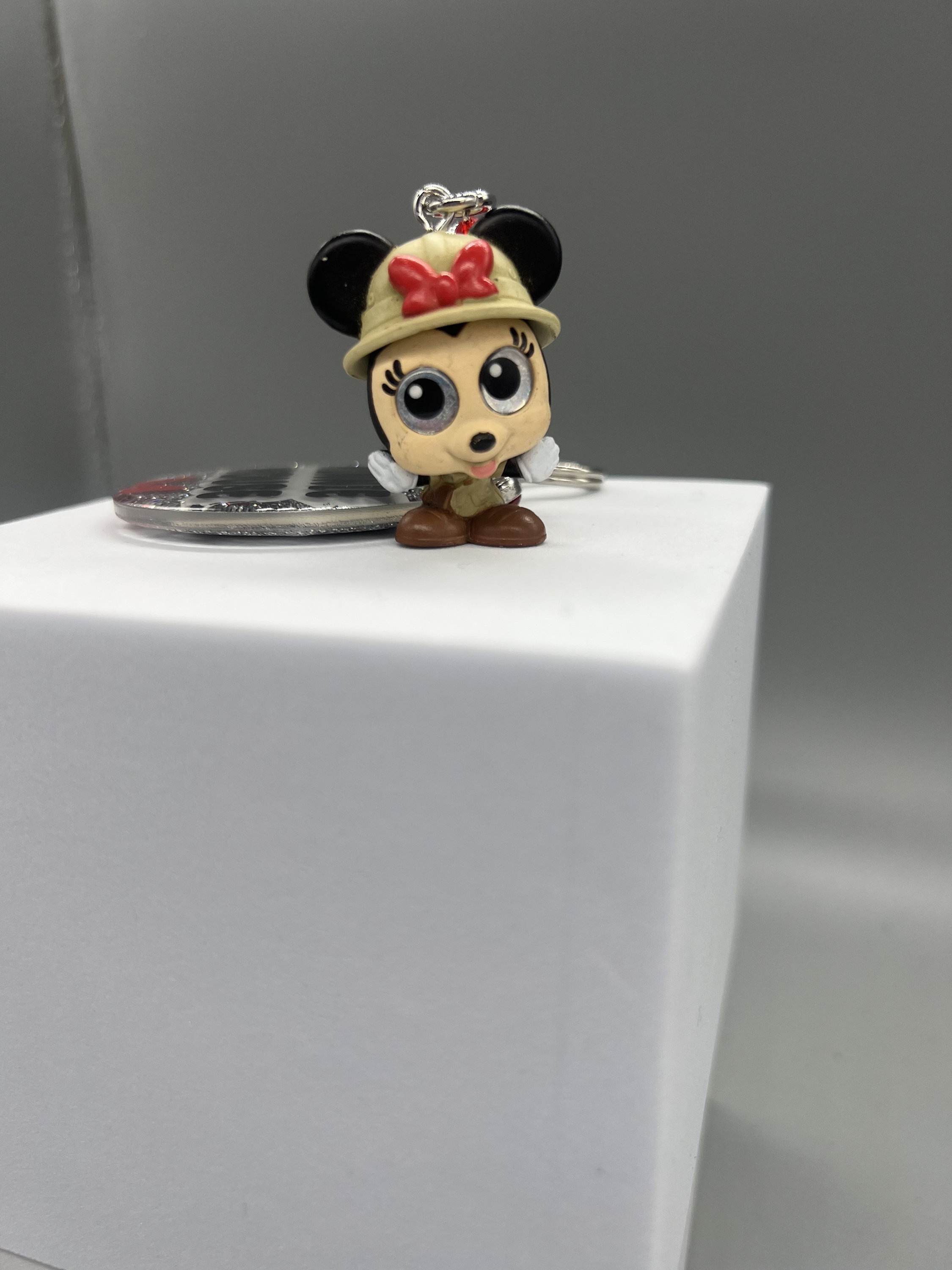 Minnie Mouse Glitter Keychain Doorables/minnie Mouse Keyring/doorables ...