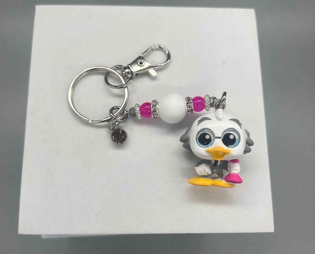 Disney Ludwig Von Drake Duck Keychain Lanyard Doorables/donald Duck ...