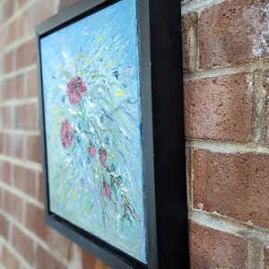 Abstract Flowers in Oil Paints - Etsy