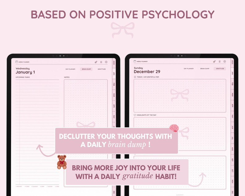 2025 Soft Girl Digital Planner Ipad, All-in-one Digital Planner ...