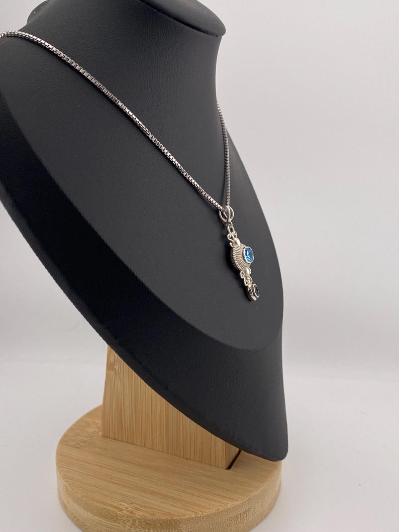 The Elegant Stylish Topaz Swiss and London Blue Clock Key Victorian ...