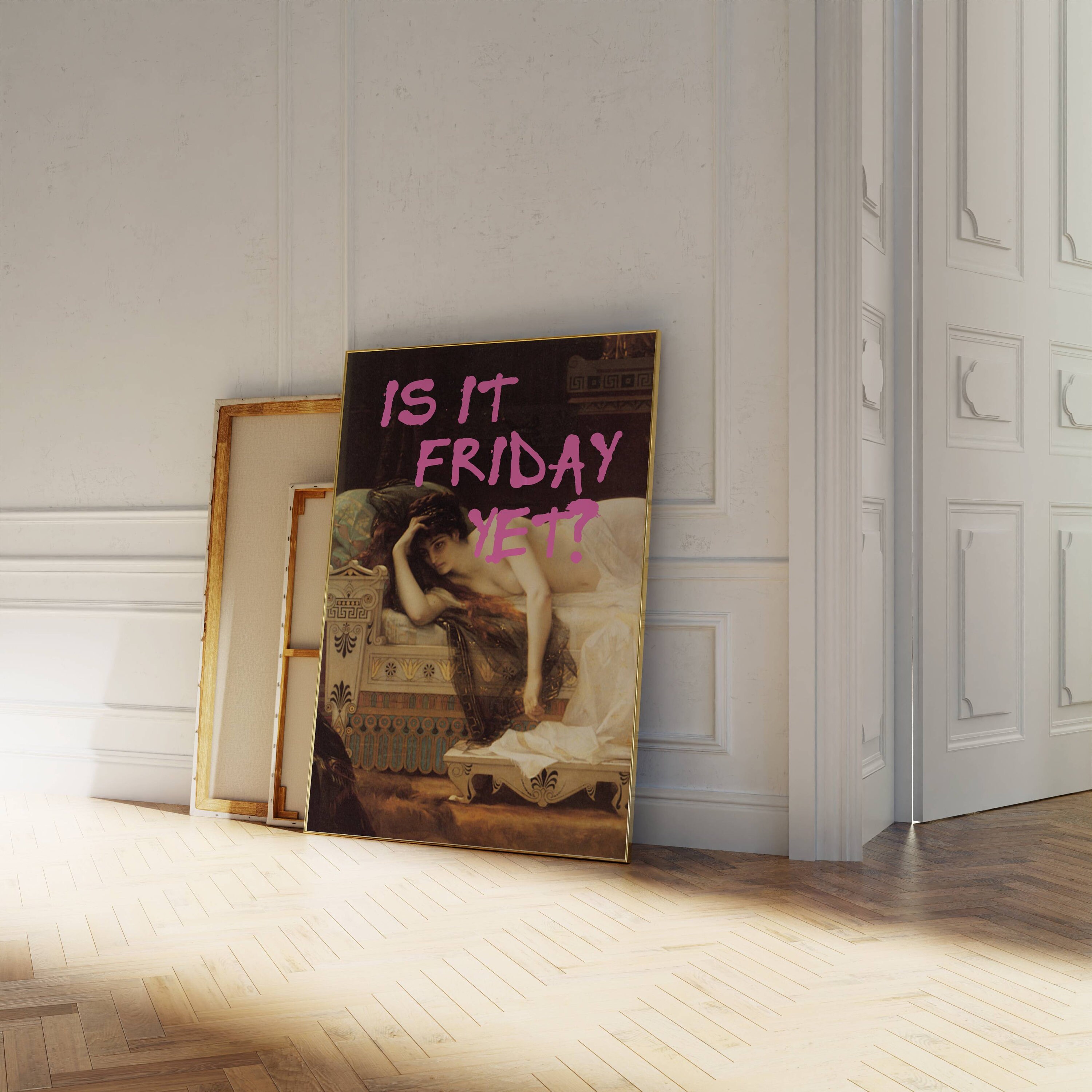 Is It Friday yet Poster, Trendy Vintage Prints, Edgy Wall Art, Trendy ...