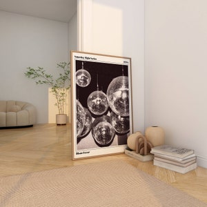 Disco Print, Disco Poster, Trendy Wall Art, Preppy Bar Cart Art, Disco ...