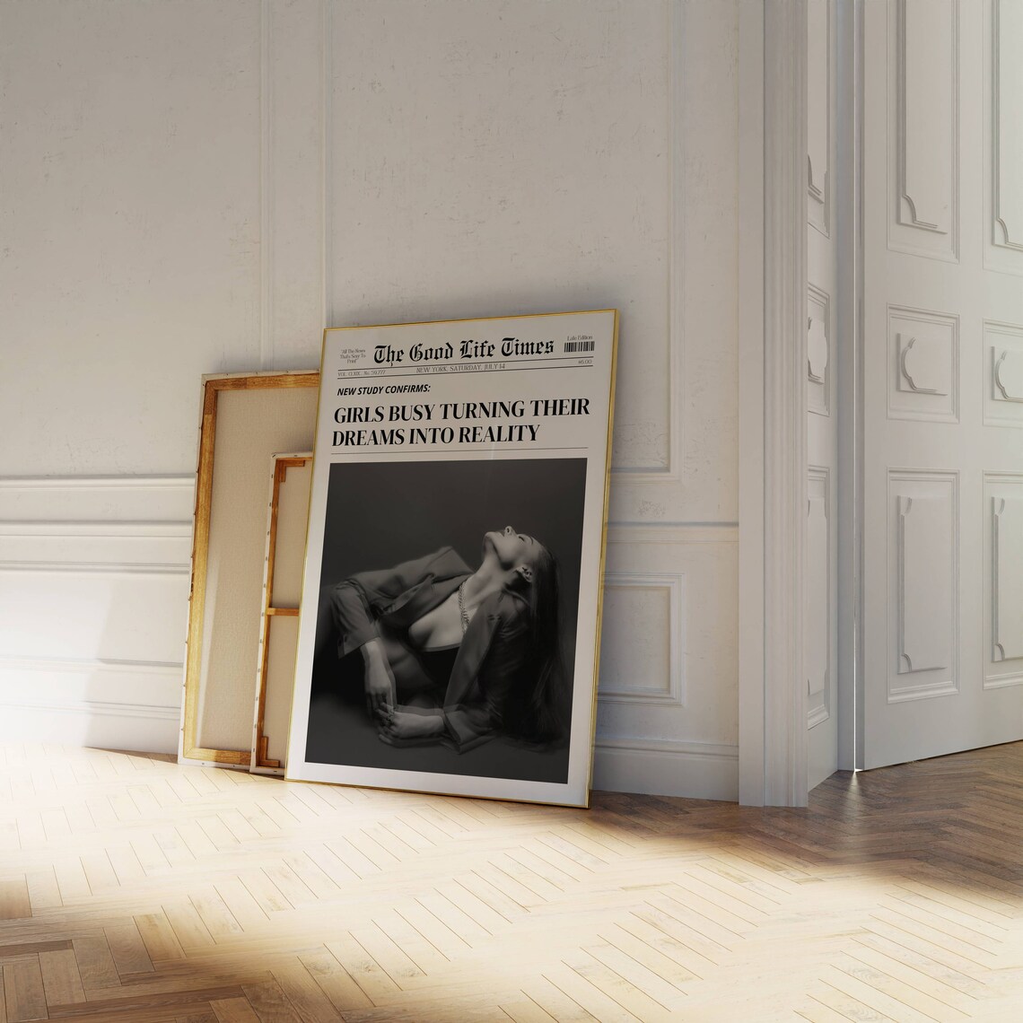 Aesthetic Newspaper Headline Poster Trendy Quote Poster - Etsy