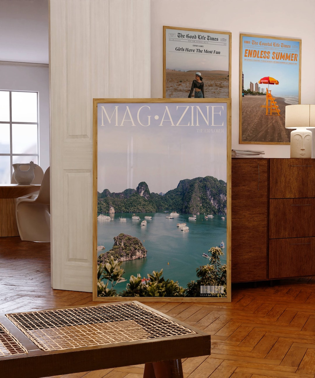 Boat Magazine Poster, Boat Poster, Vogue, Beach Wall Art, Summer Beach ...