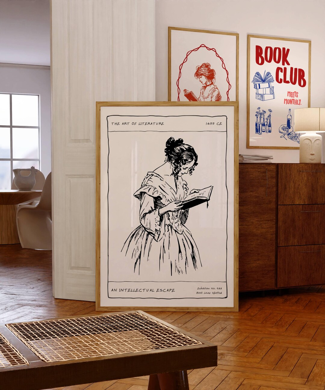 Literary Wall Art: Book Lover Exhibition Poster (digital Download) - Etsy