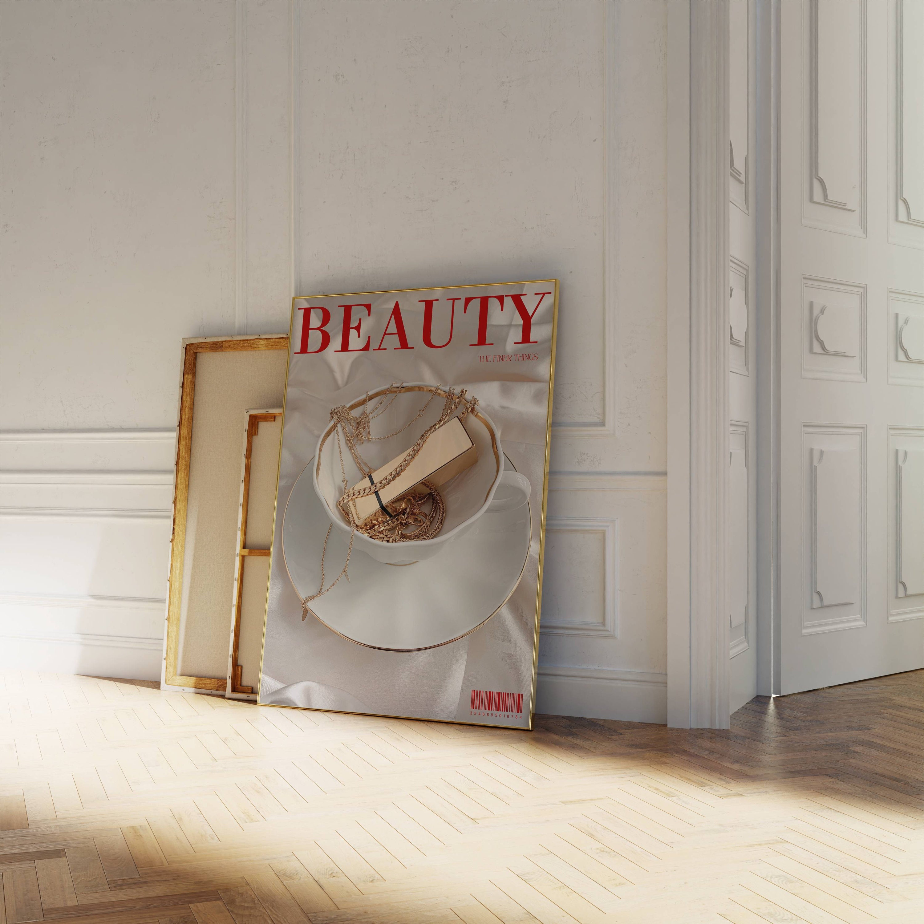 BEAUTY Magazine Poster, Trendy Magazine Cover Print, Retro 70s Wall ...