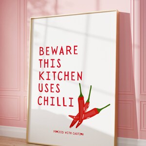 Aesthetic Kitchen Decor, Trendy Cooking Art, Kitchen Wall Art Prints ...