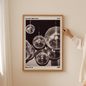 Disco Print, Disco Poster, Trendy Wall Art, Preppy Bar Cart Art, Disco ...