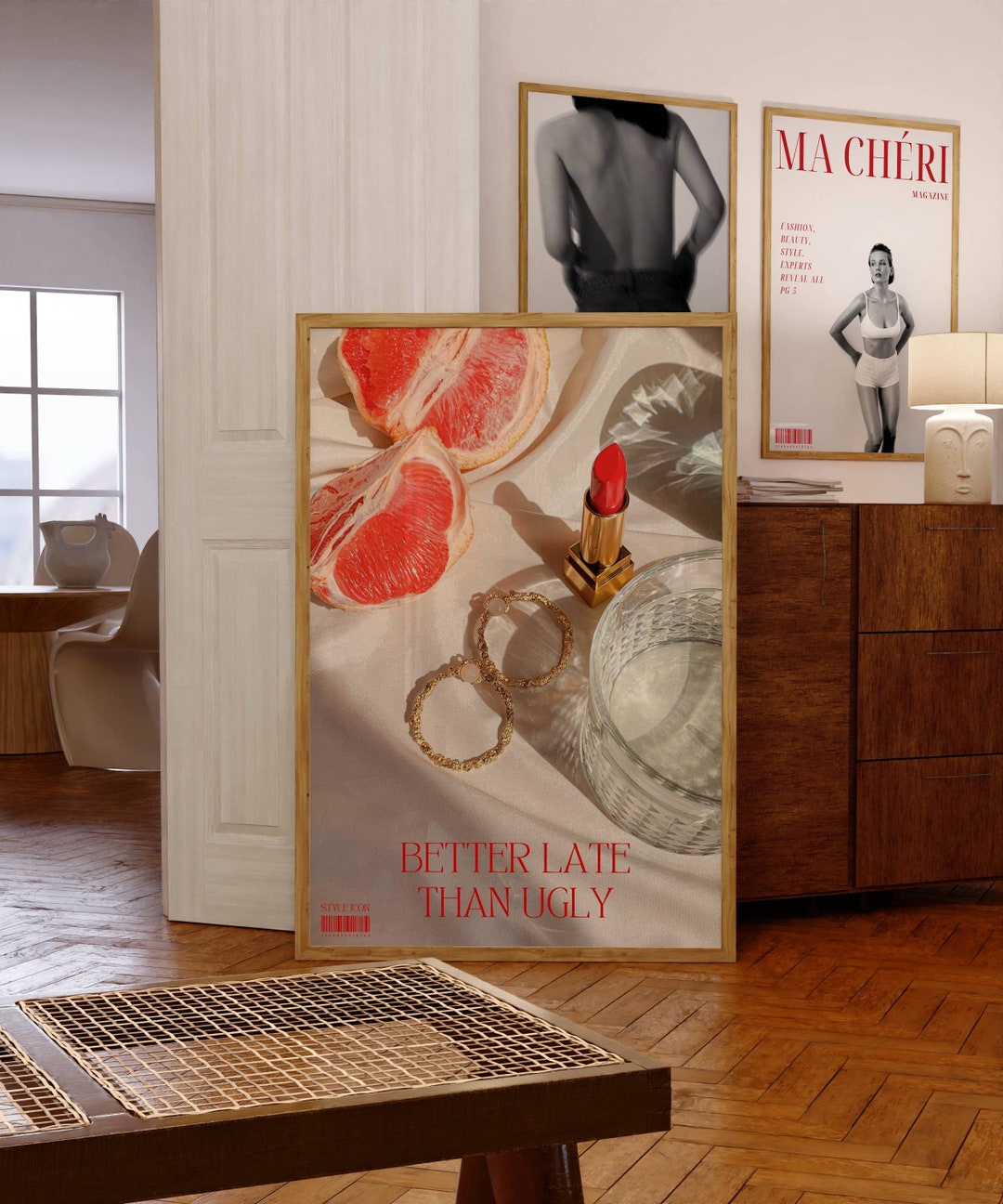 Better Late Than Ugly Magazine Poster, Magazine Cover Print, 70s Wall ...