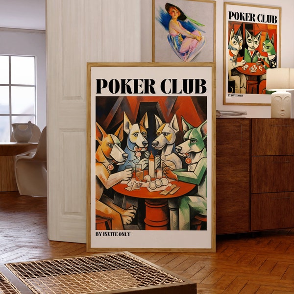 Picasso Poker Art - Etsy