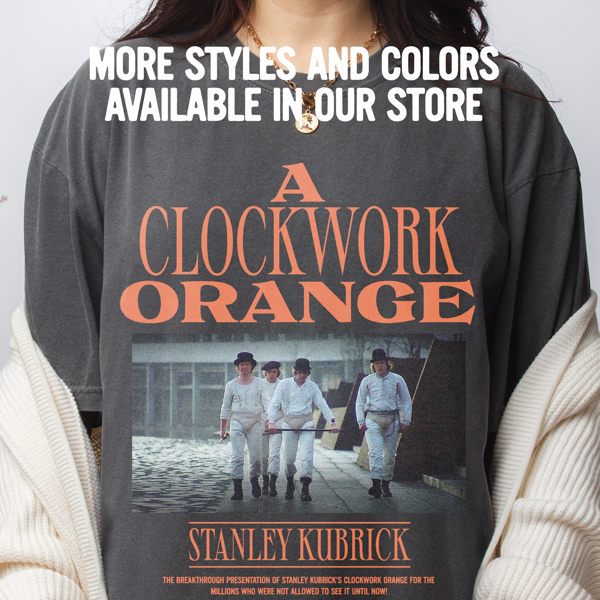 A Clockwork Orange T-shirt Unisex Vintage Faded Stanley - Etsy