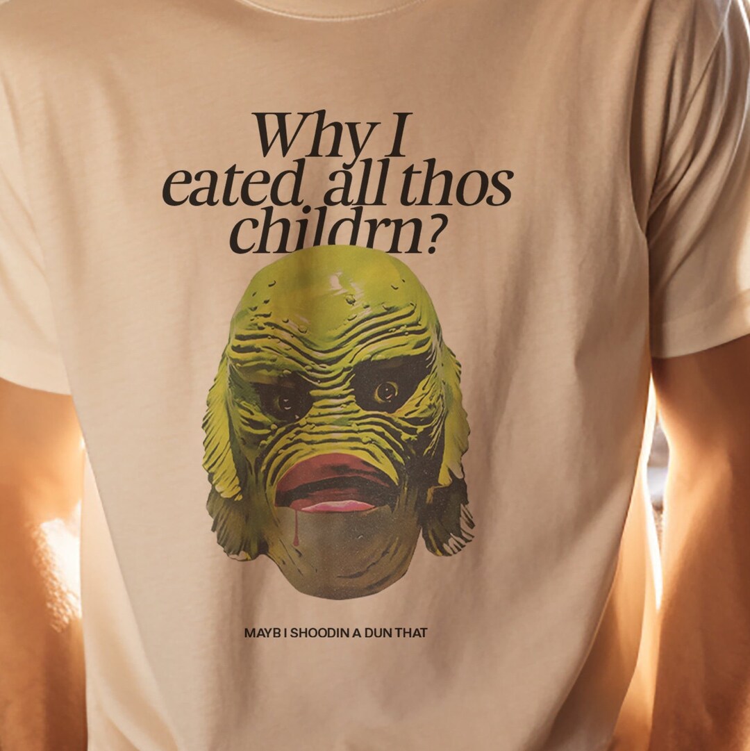 Weird Creature From the Black Lagoon T-shirt Funny Vintage - Etsy