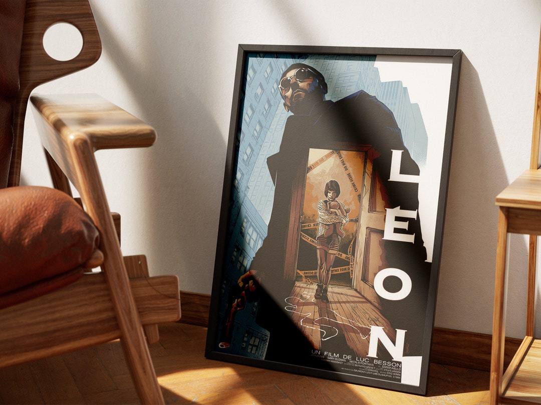 Leon the Professional Movie Poster, Framed or Unframed or Canvas Print ...
