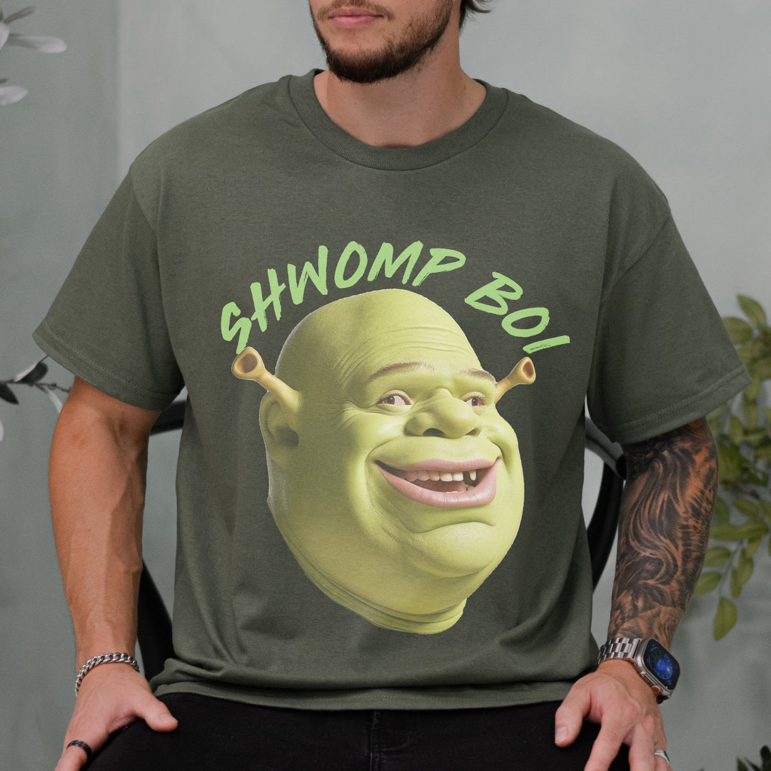Funny Shrek Shirt, Unisex Schwomp Boi T-shirt for Men and Women ...